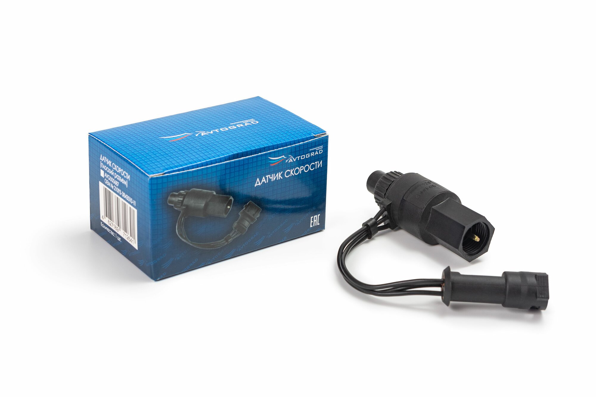 Датчик скорости ВАЗ 2105, 2106, 2107, 2108, 2110, 2112, 2114, 2115, 21214 (инж) круг. разъем(6-имп)