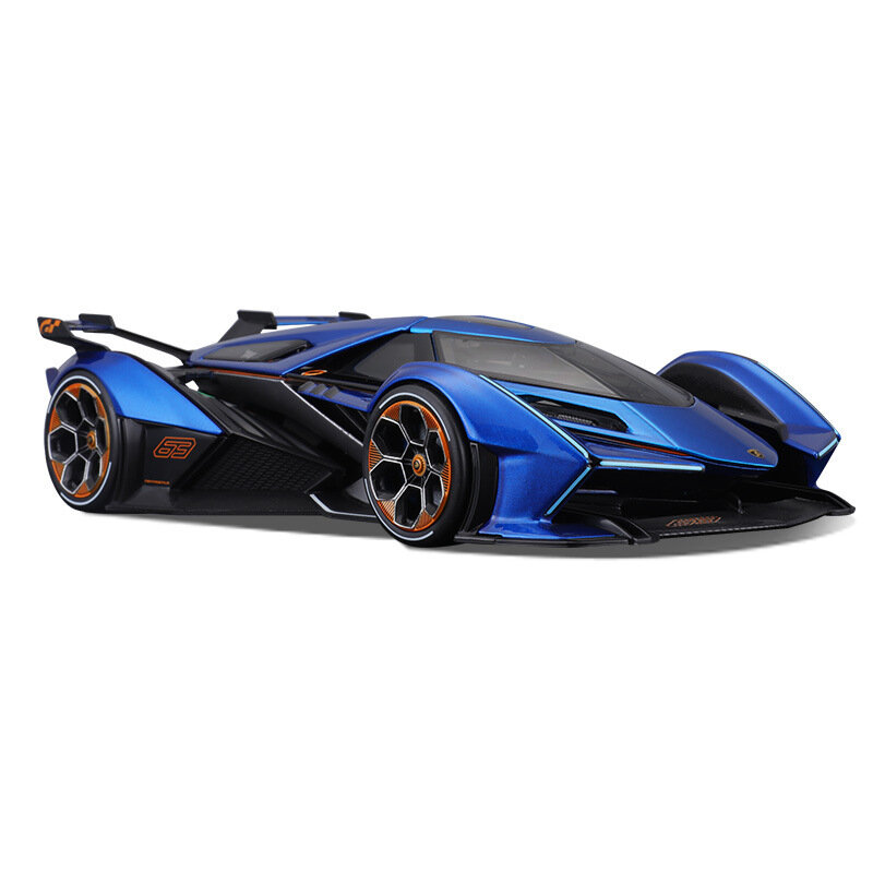 Maisto Рисунок 1:18 Автошоу Концепт-кар V12 Модель автомобиля из сплава Модель автомобиля Орнамент Коллекционная партия игрушек