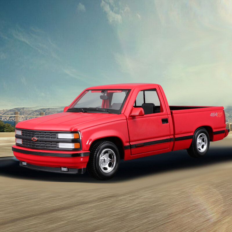 Maisto Рисунок 1:24 1993 Chevrolet 454ss пикап имитация модели автомобиля из сплава поза
