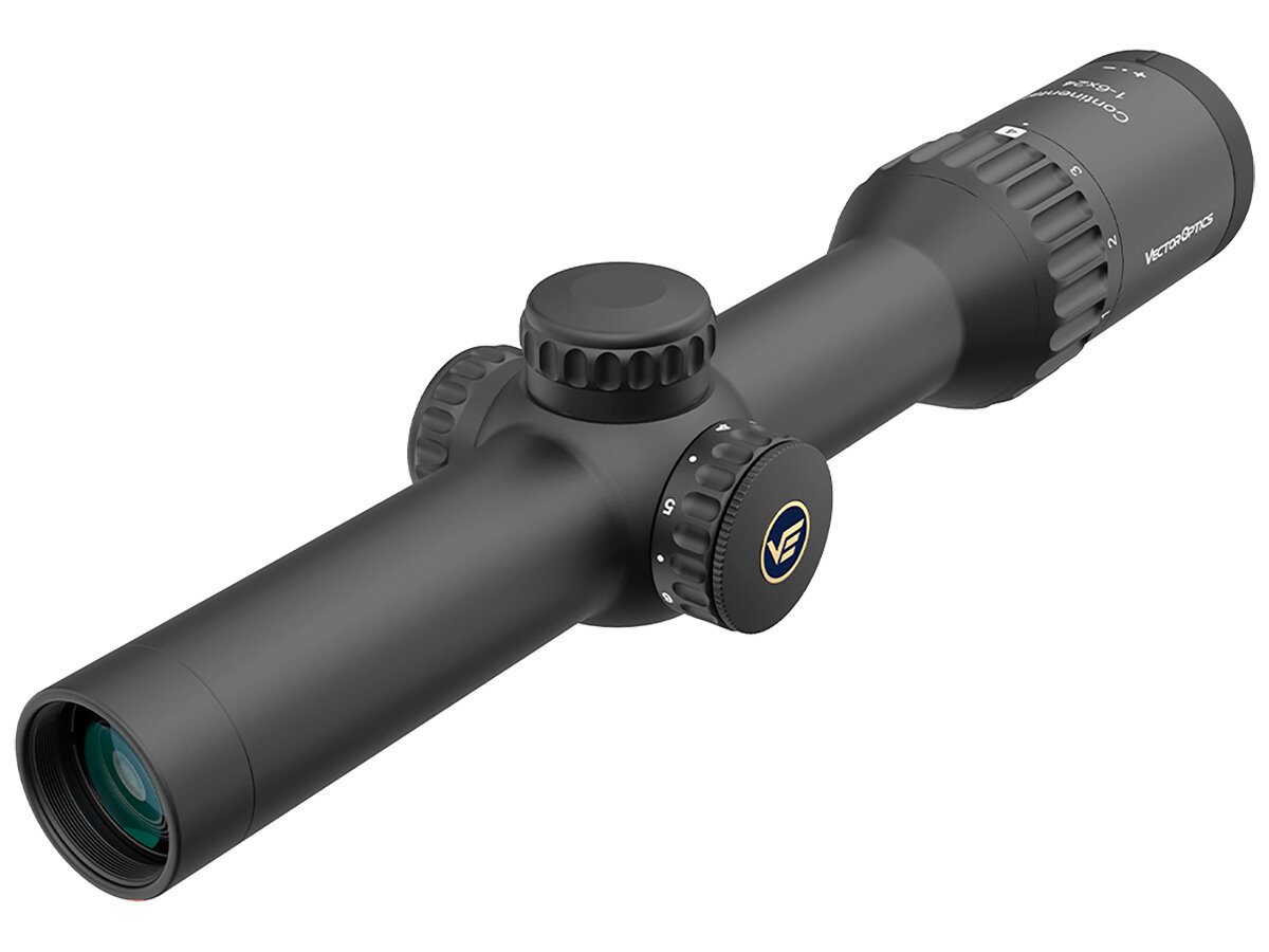 Оптический прицел Vector Optics Continental x6 Fiber LPVO 1-6x24 с подсветкой красной