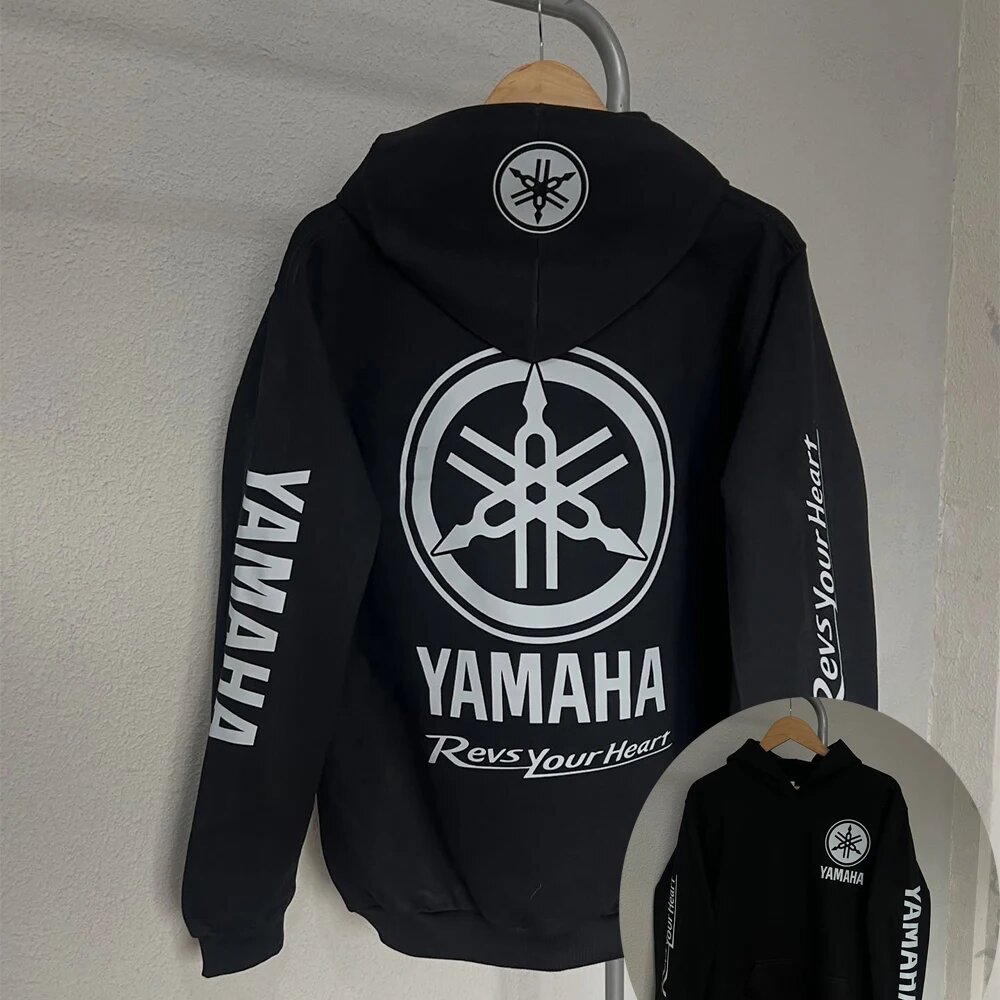 Спортивная Одежда Yamaha: Хлопково-полиэстеровая Футболка С Капюшоном, Черный, 4XL, CMMW151ZXH
