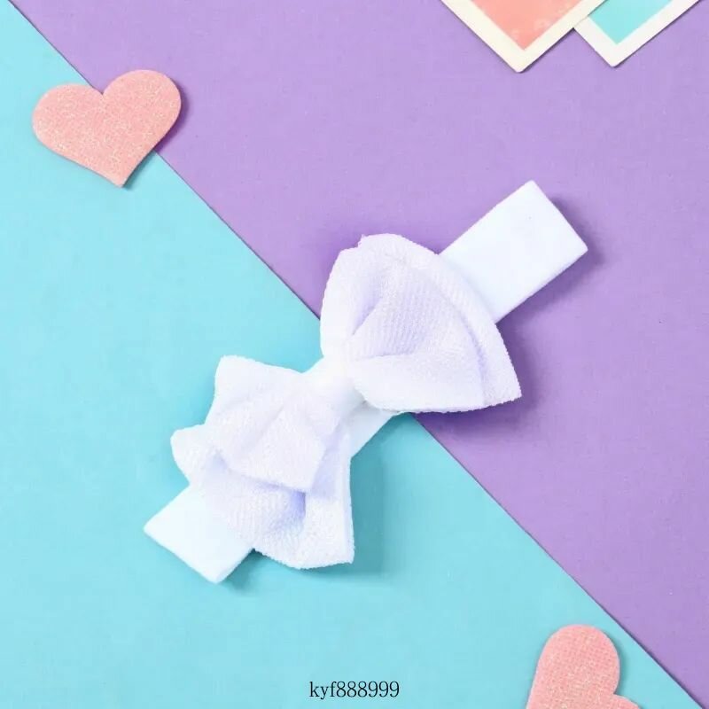 Повязка на голову для девочек, белая / "Бабочка", 3х16 см, / Повязка для волос