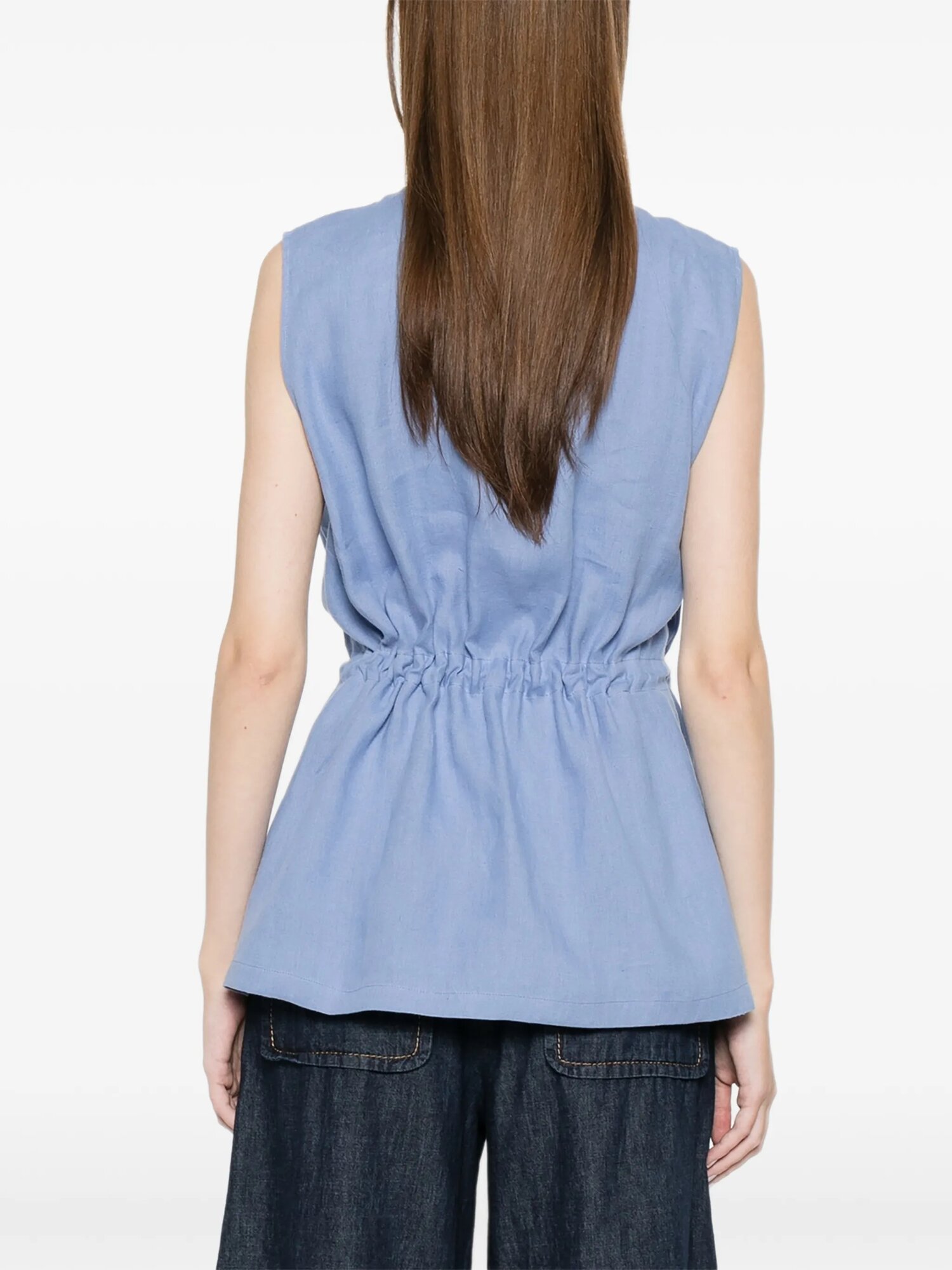 Топ GIORGIO ARMANI Drawstring top, размер 44 — фото 1