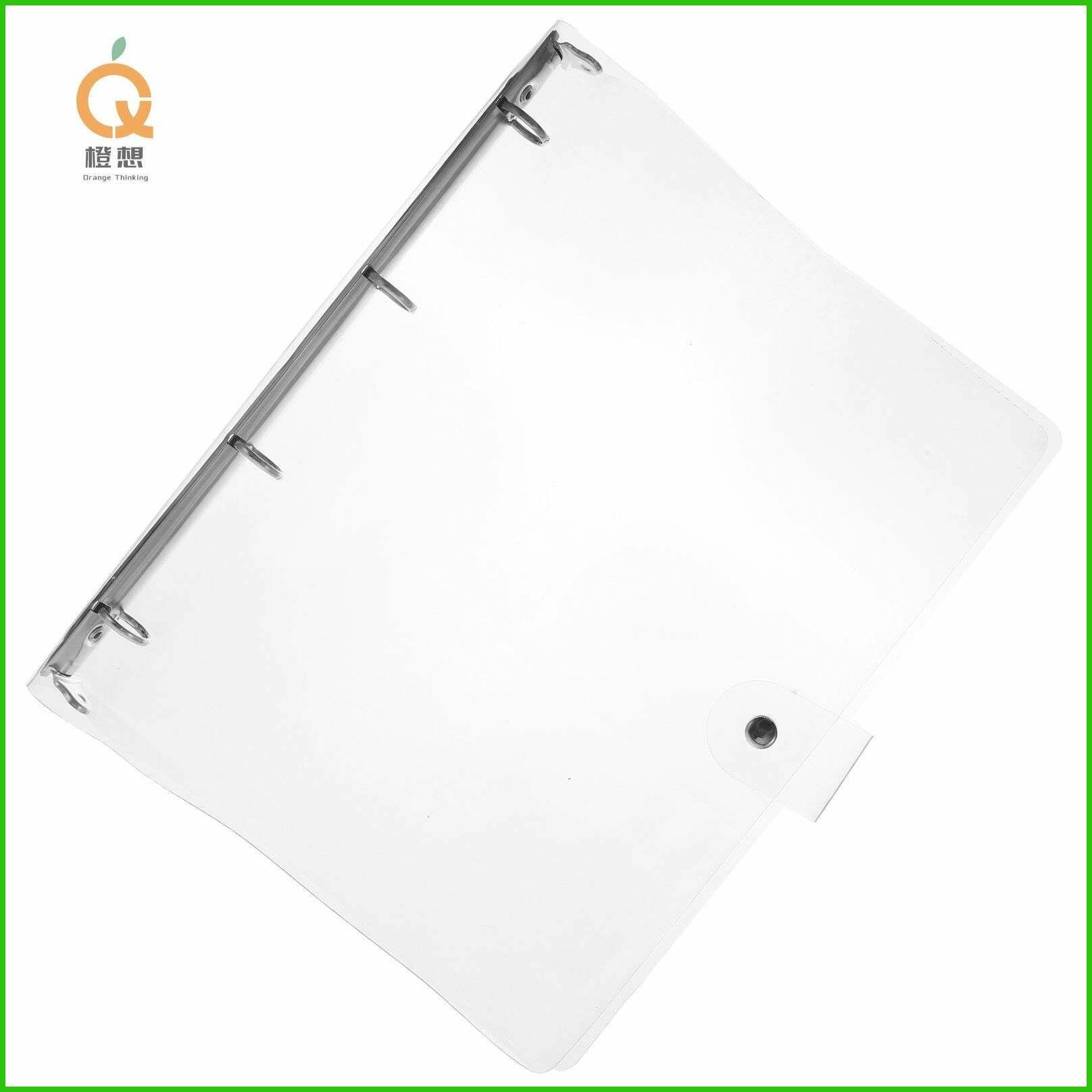 Пластиковая прозрачная обложка для папки с кольцами а4, для защиты учебных и офисных тетрадей