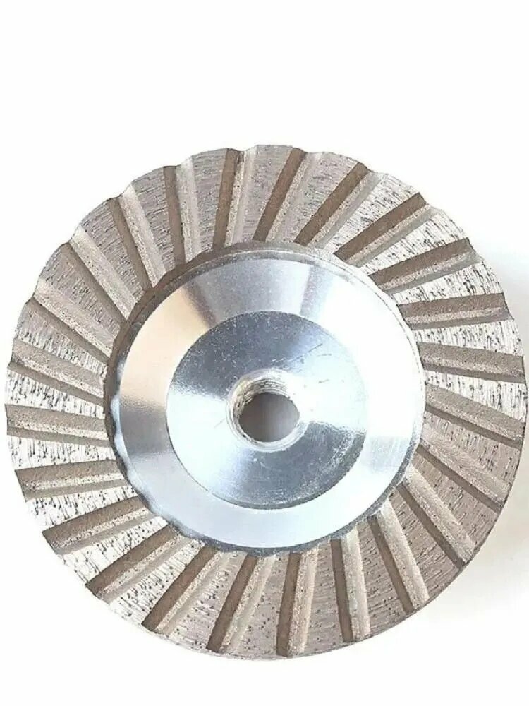 4" 100мм Алмазный Чашечный Круг M14 с Алюминиевым Хвостовиком для Гранита и Бетона