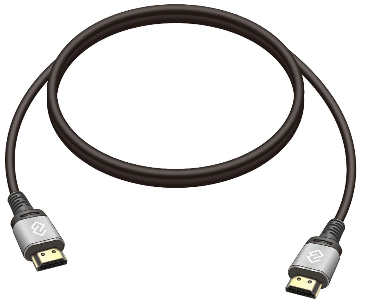 Кабель аудио-видео DIGMA HDMI m - HDMI m, 1,5 м, позолоченные контакты, черный (D-HDMI-V2.0-1.5M)