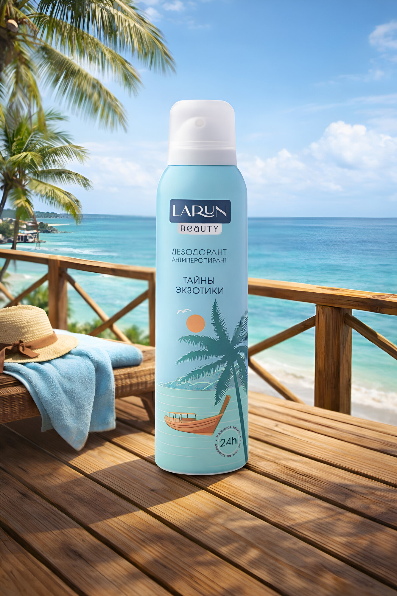 Дезодорант-антиперспирант Larun Beauty Тайны экзотики, аэрозоль, 150 мл