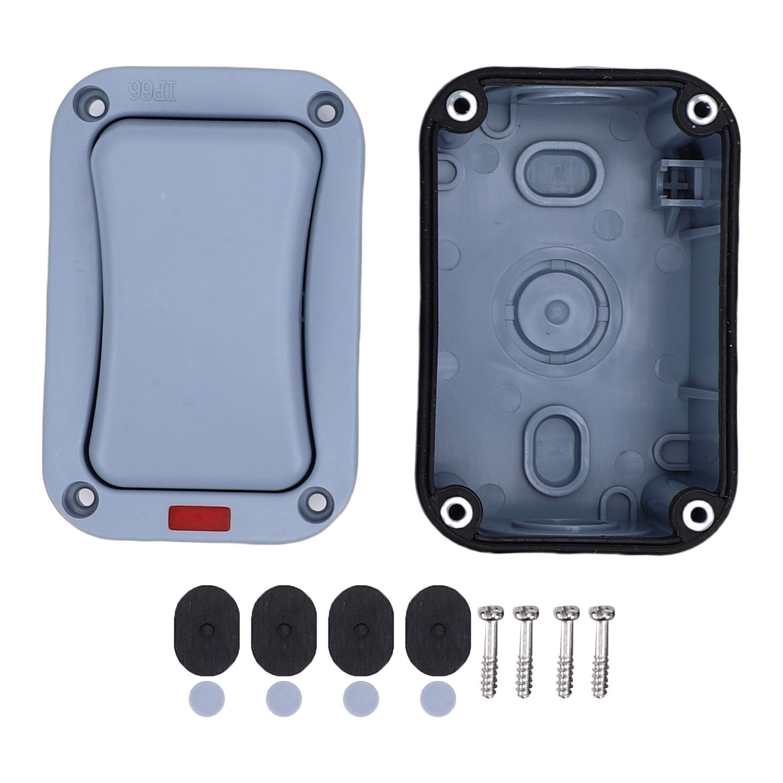 Уличный выключатель освещения 20 А, влагозащищенный, степень защиты IP66, однопозиционный, однопозиционный, для наружного электроуправления, с индикатором.