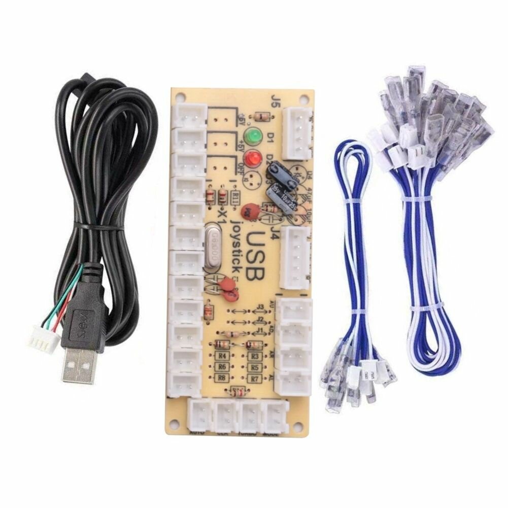 Аркадный USB-кодер с нулевой задержкой DIY совместим джойстика ПК///Android джойстиком , кнопка 4,8 ММ