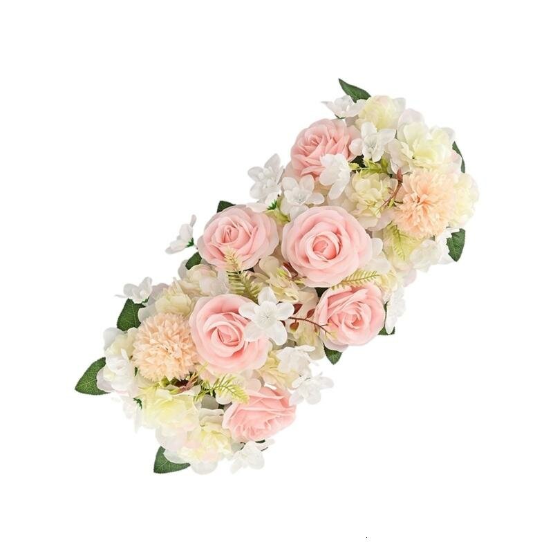 Декоративная свадебная арка из шелковых цветов, Шампанское 4