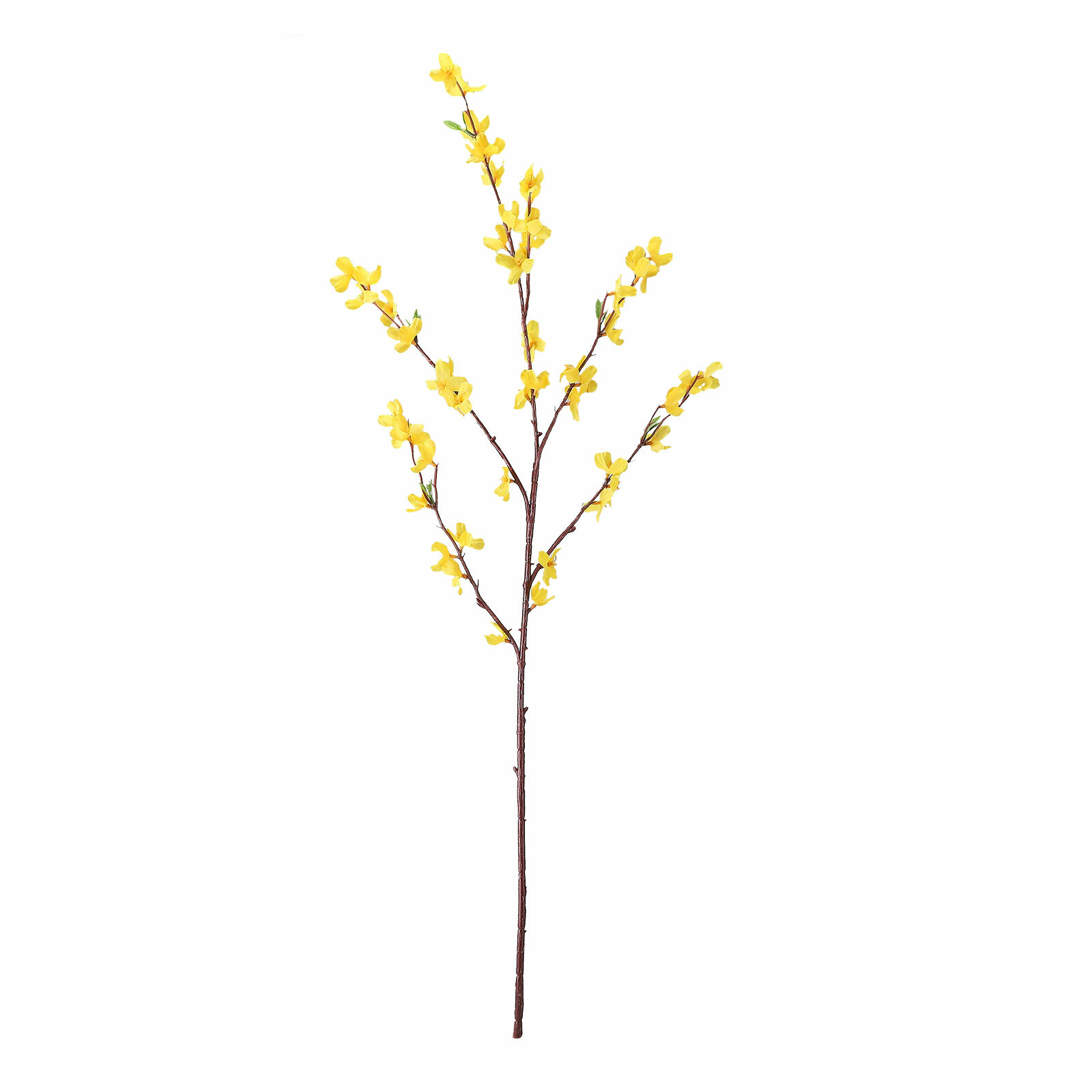 Искусственная ветка жасмина голожаберного (Jasminum Nudiflorum) для комнатных цветочных композиций, украшение дома, желтая, 94 см (4 см) в диаметре, 5 веток.
