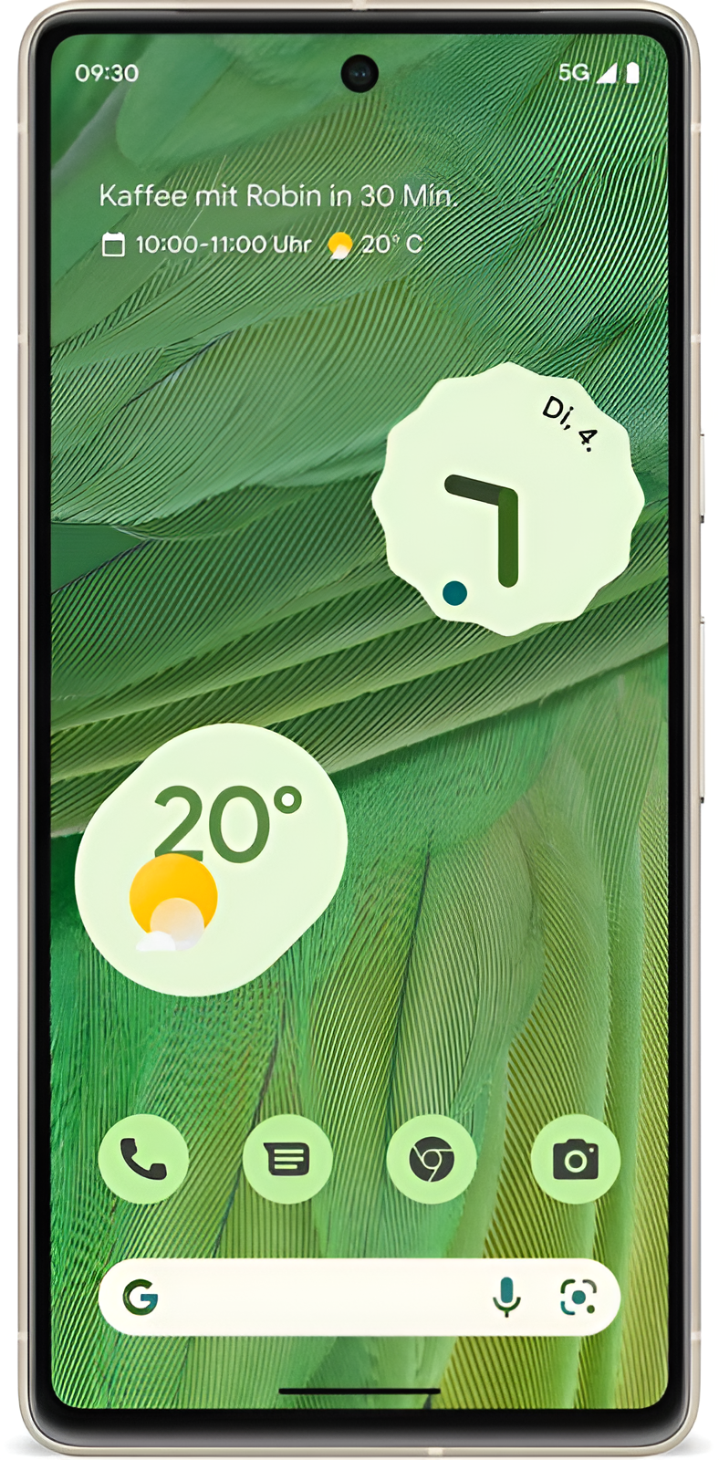 Смартфон Google Pixel 7, 8/128Gb, цвет Белая керамика, разъем USB Type-C, частота 90 Гц