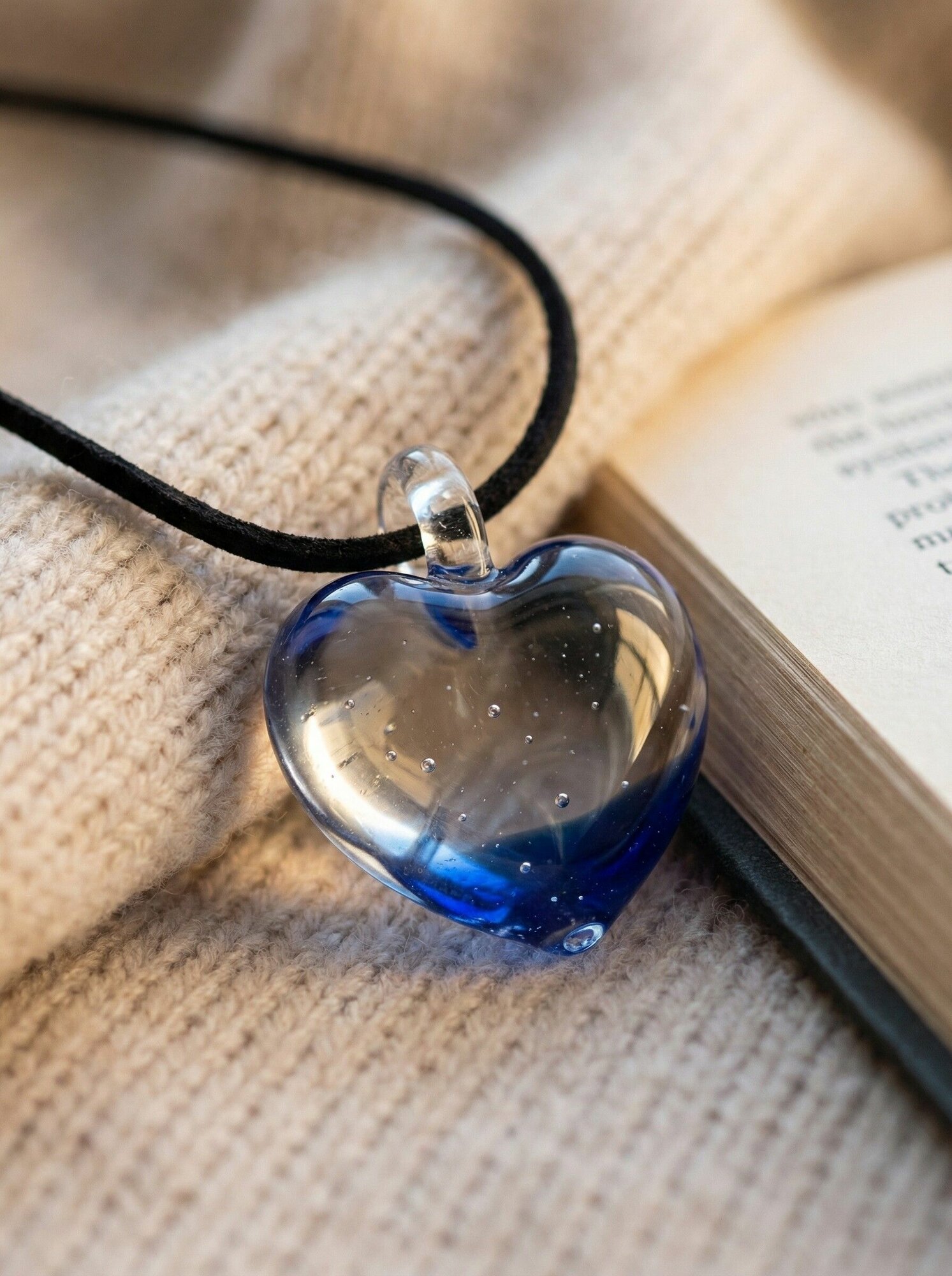 Подвеска, стекло, муранское стекло