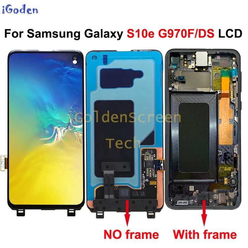 ЖК-дисплей для Samsung Galaxy S10e SM-G970 Black No Frame