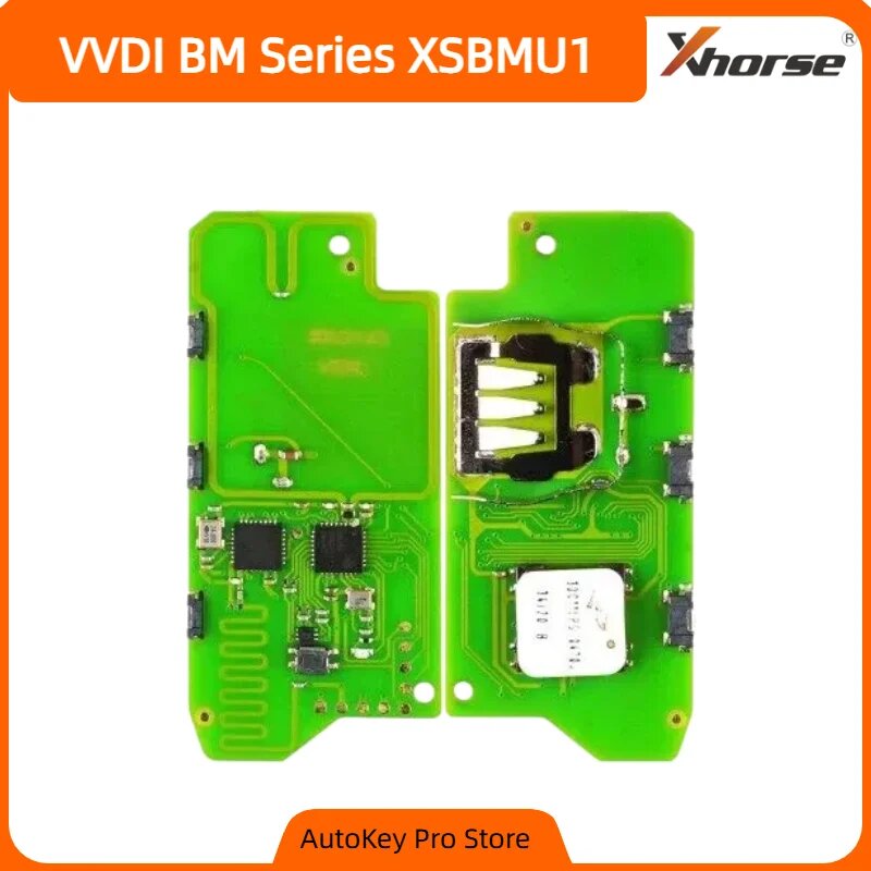 Универсальный смарт-ключ Xhorse XSBMK1EN XSBMU1EN XSBMB1EN серии BM (только PCBA) U-образной формы (стиль «багет») для BMW F/G шасси, модель 2026 года