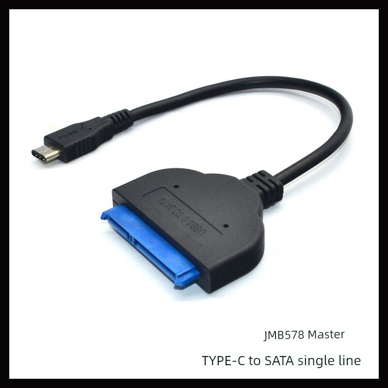 USB 3.0 Type-C кабель-адаптер SATA с контроллером JMB578 для 2.5-дюймовых SSD/HDD