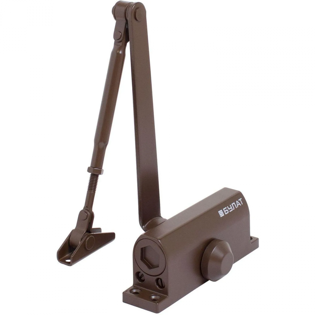 Доводчик булат ULTIMATE ДД-60 A-C, дверной (25-80 кг) коричневый 2027025 14919