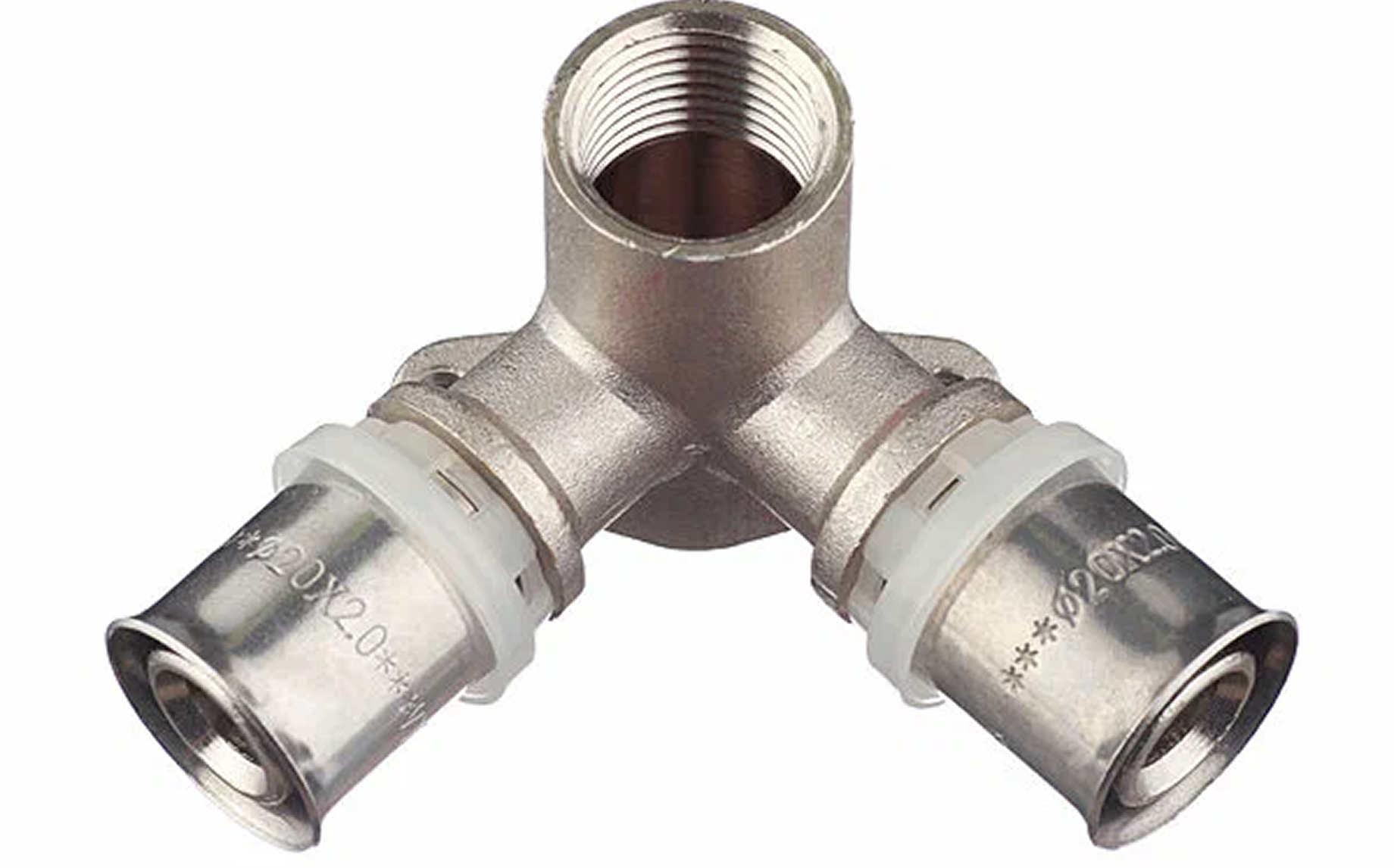 Водорозетка VALTEC (VTm.234. N.200420) проходная 20(пресс) х 1/2 ВР(г)
