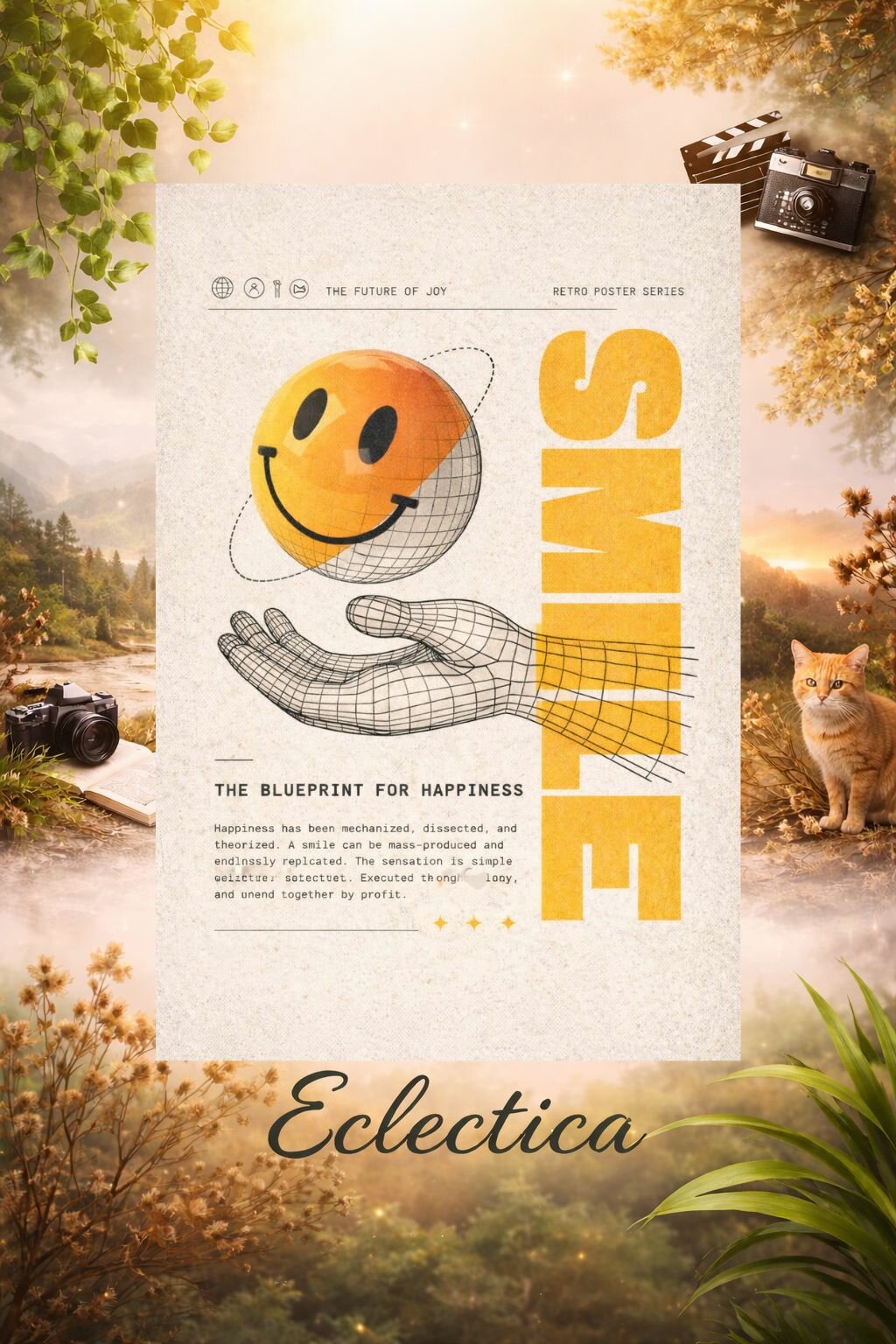 Постер "Smile", 29.7х42см, А3, глянцевый
