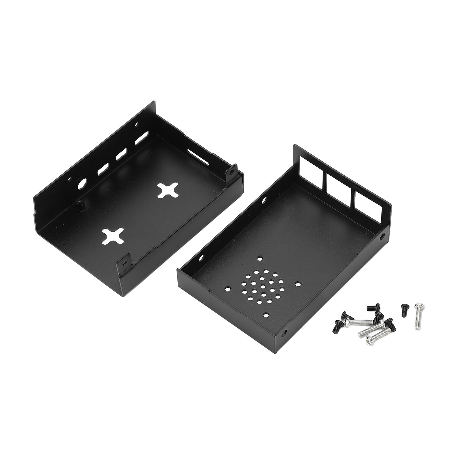 Чехол для Raspberry Pi 4B, корпус из алюминиевого сплава, защитный корпус, черный корпус