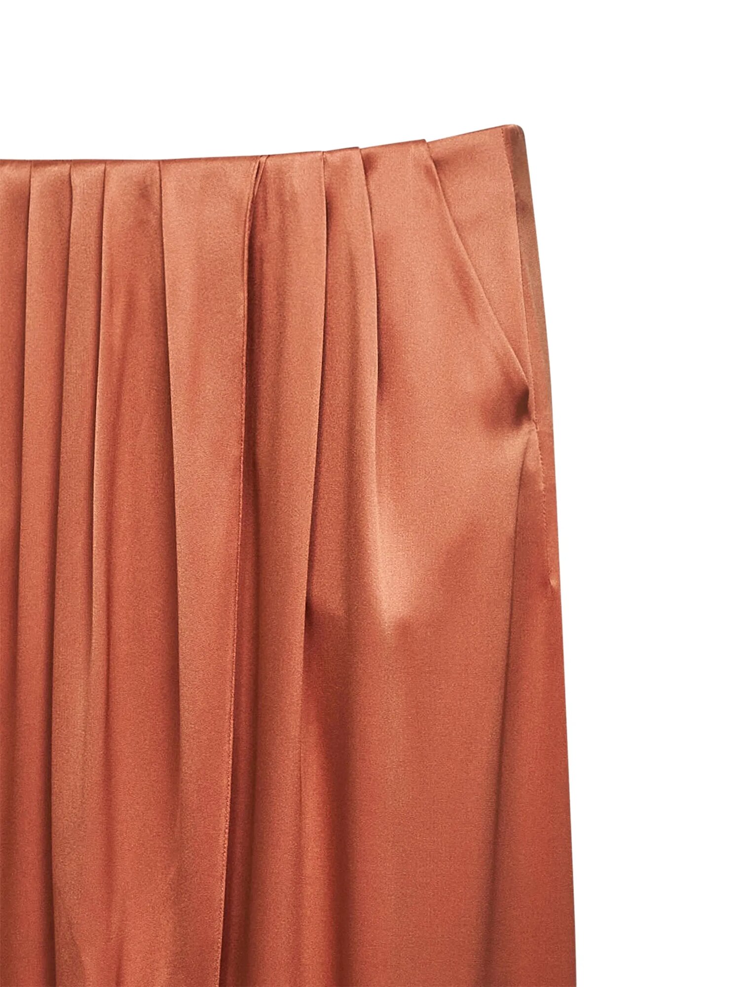 Юбка GIORGIO ARMANI Pleated wrap-front skirt, размер 42 — фото 1