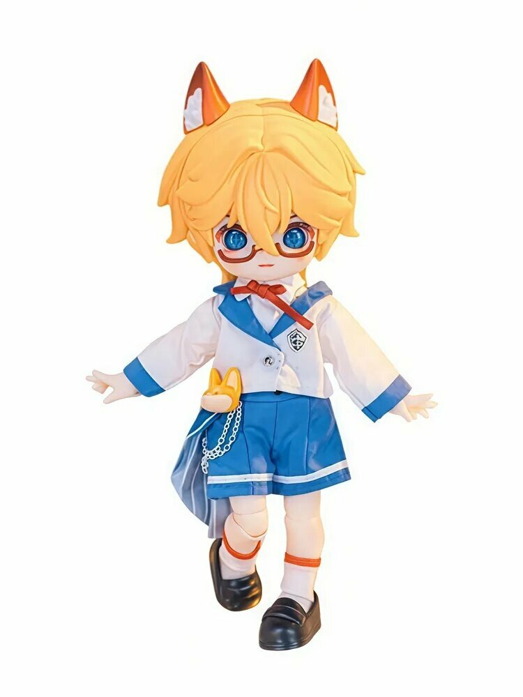 Коллекционная кукла шарнирная NAGI 5 серия Beast Fantasy, BJD 1/12 (15см), blind box, YanJiu 1 шт