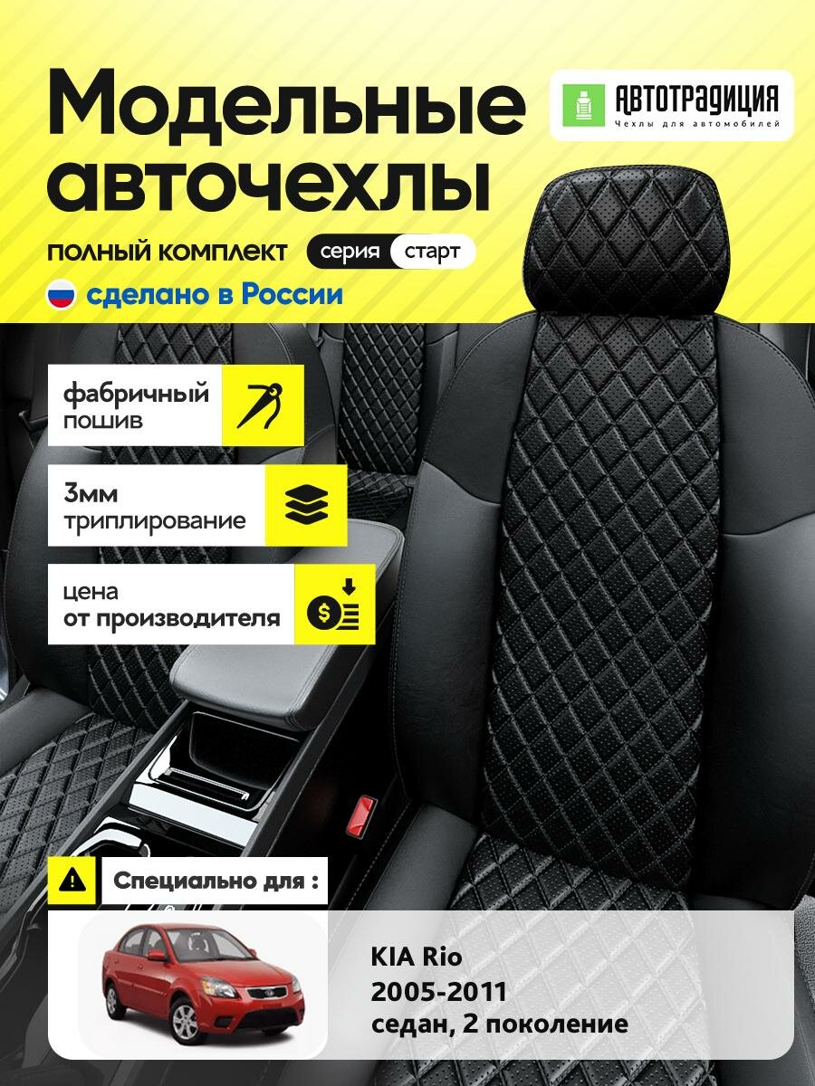 Чехлы на Киа Рио 2