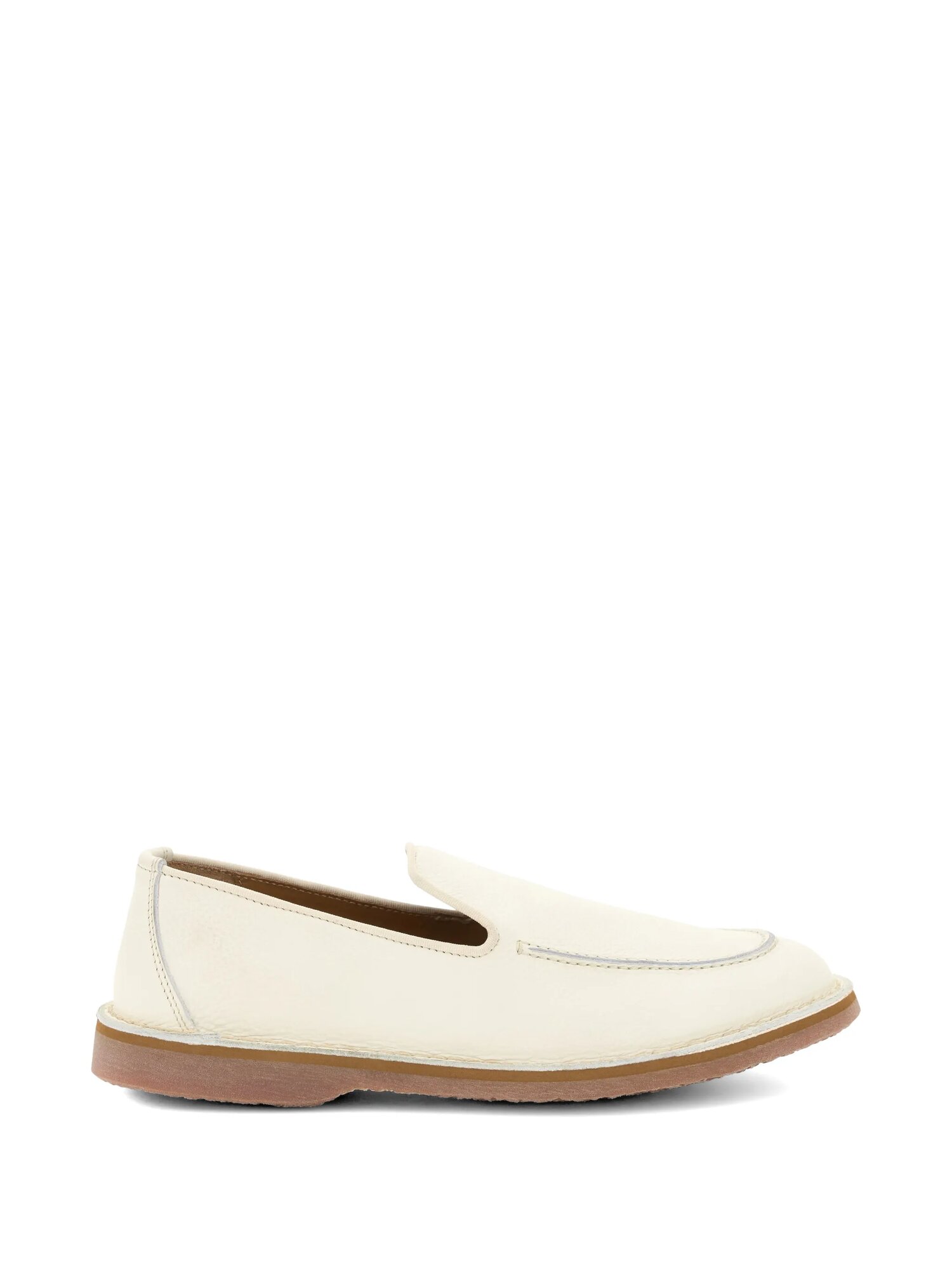 Лоферы Tumbled leather loafers