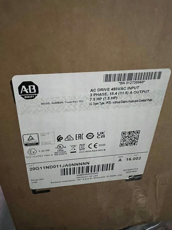 Модуль Allen-Bradley 20G11ND011JA0NNNNN