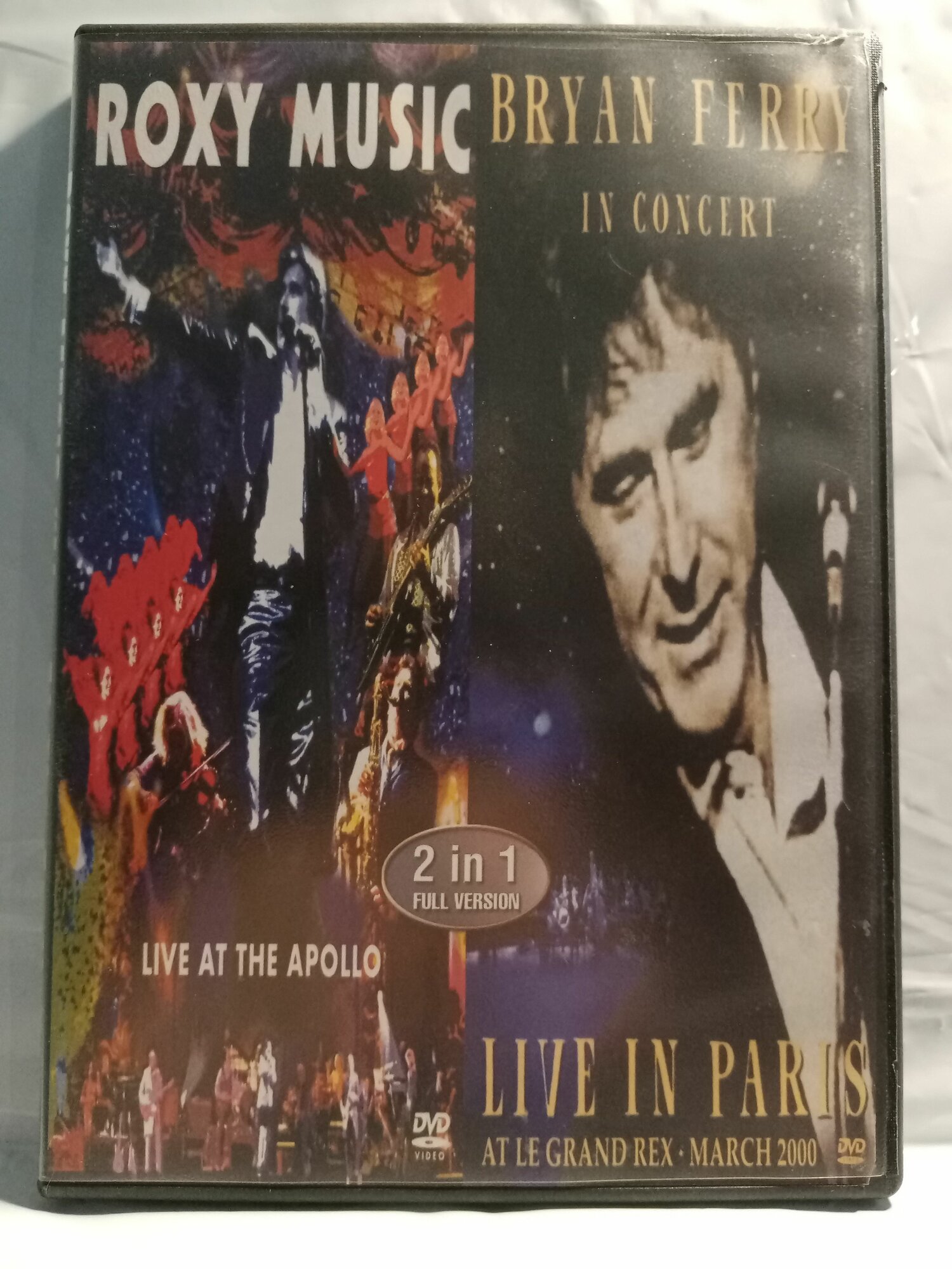 Концерты dvd. Roxy Music: Live at the Apollo/Bryan Ferry: Live in Paris