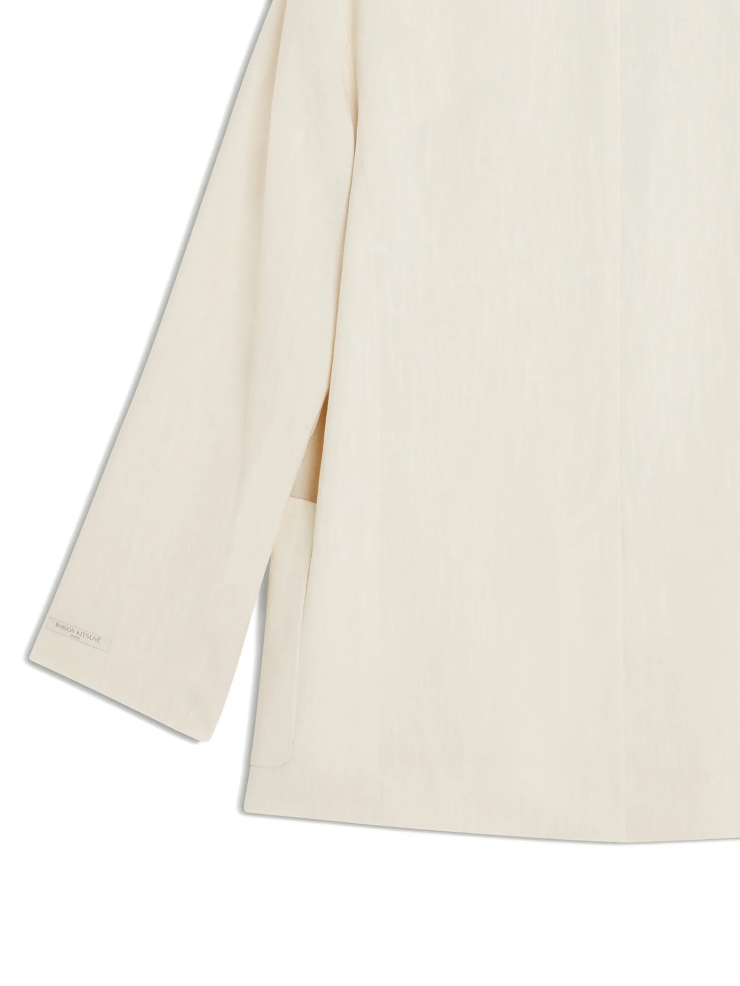 Куртка Maison Kitsune Notched-lapel patch-pocket jacket, размер 40, разноцветный — фото 1