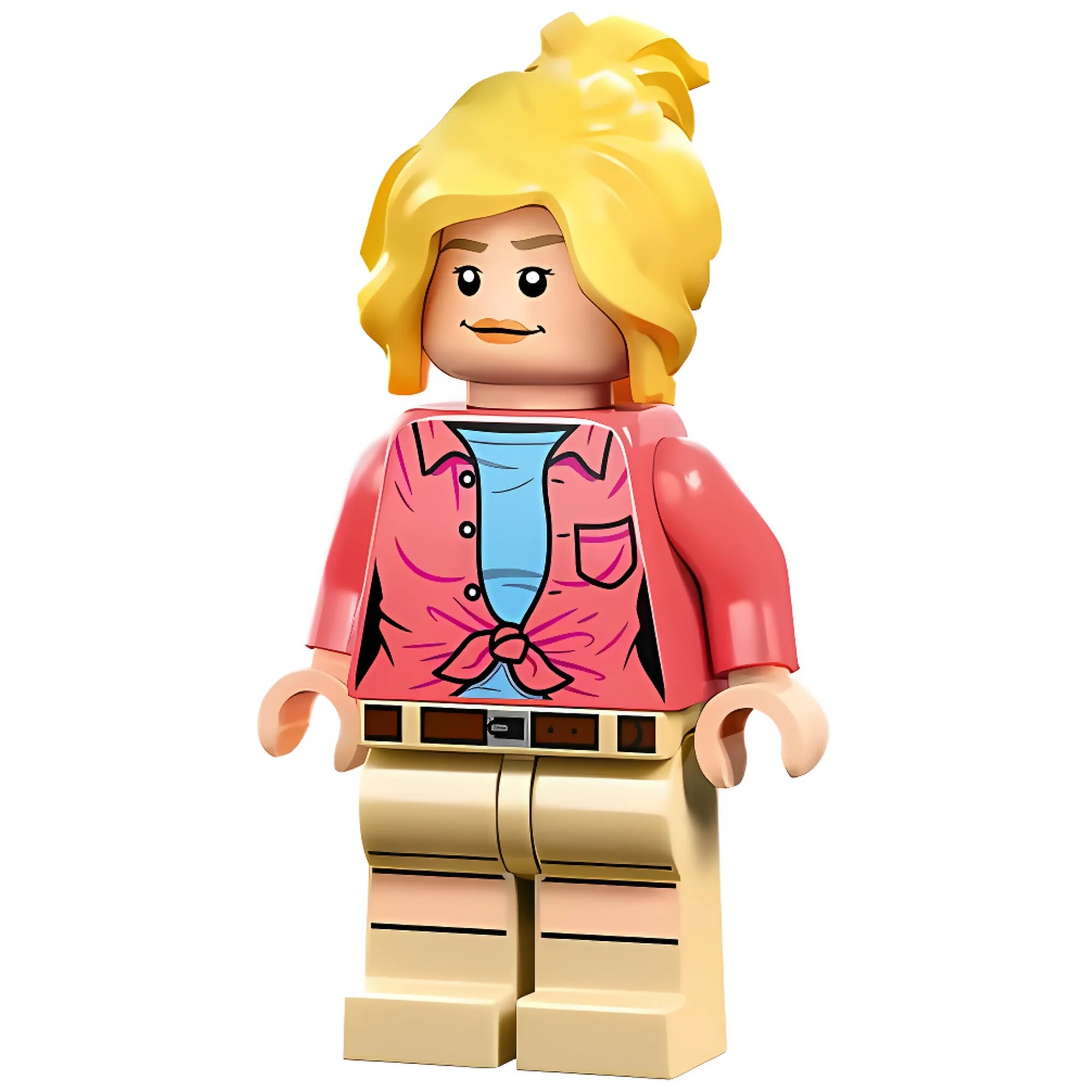 Минифигурка Lego Jurassic World Dr. Ellie Sattler - Coral Shirt, Ponytail jw104 U