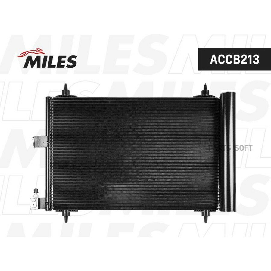 MILES ACCB213 Конденсер CITROEN BERLINGO / PEUGEOT PARTNER 1.4-2.0/2.0D 96- ()