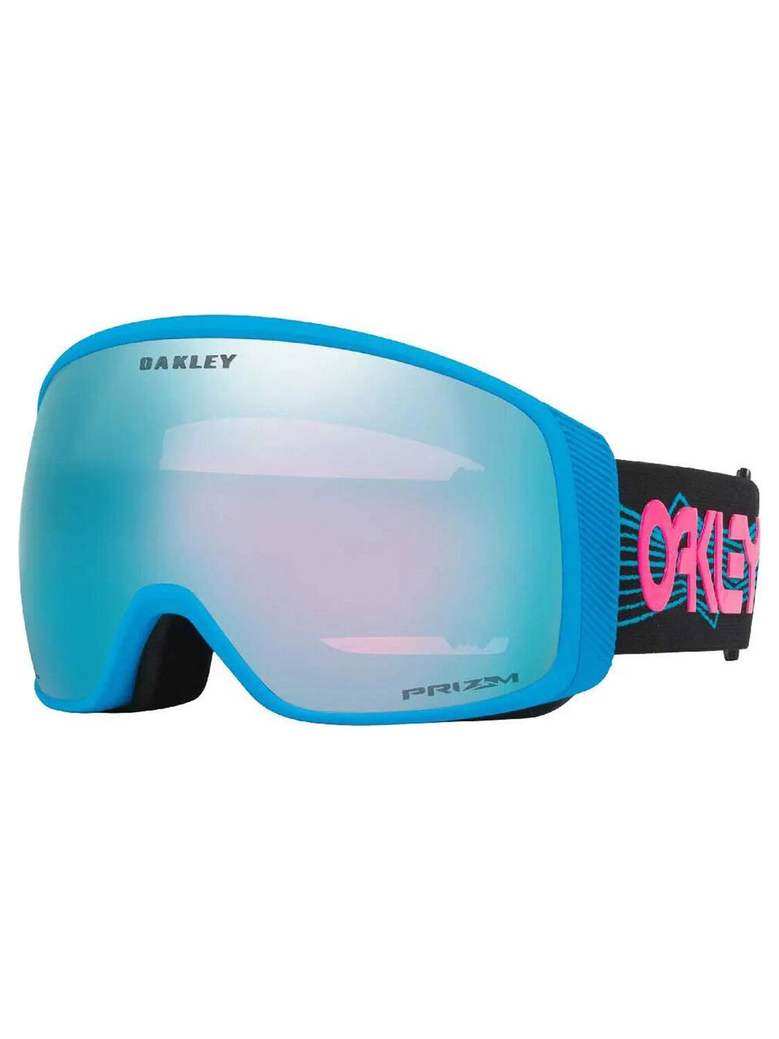 Горнолыжные очки Oakley Flight Tracker Blue Dimension Prizm Snow Sapphire Iridium 24/25 синий, для мужчин , Синий