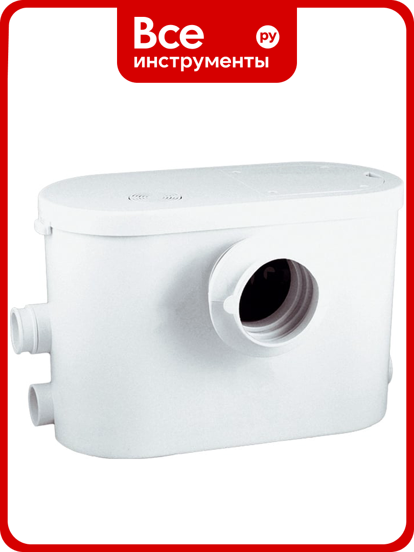 Туалетный насос-измельчитель JEMIX STP-400 LUX 400 Вт, до 145 л/мин 87612, металлический,