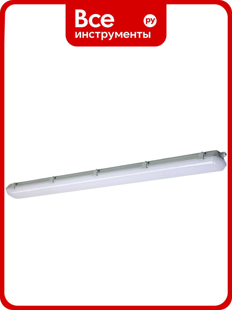 Светодиодный пылевлагозащищенный светильник RSV матовый (аналог ЛСП) SSP-36W-4000K-IP65 100132, корпус из АБС‑пластика