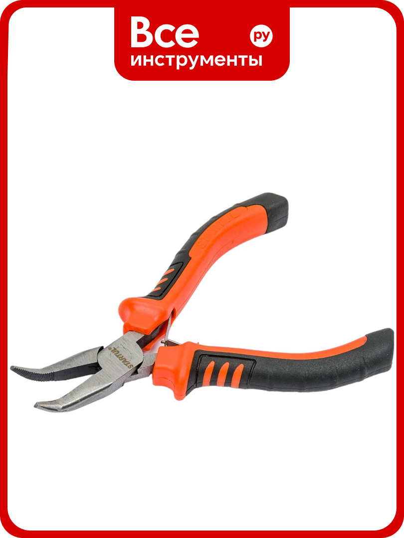 Плоскогубцы STARTUL Master Mini с авторазжимом, изогнутые, 125 мм ST3087-04