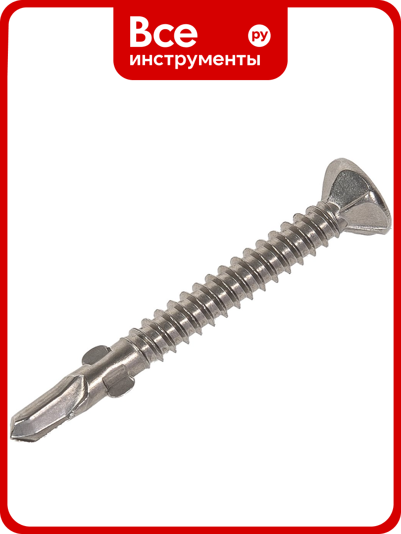 Саморез TULSTOR Wing Screw флюгель, дерево-металл нерж TX 30 5,5x50 уп.300шт