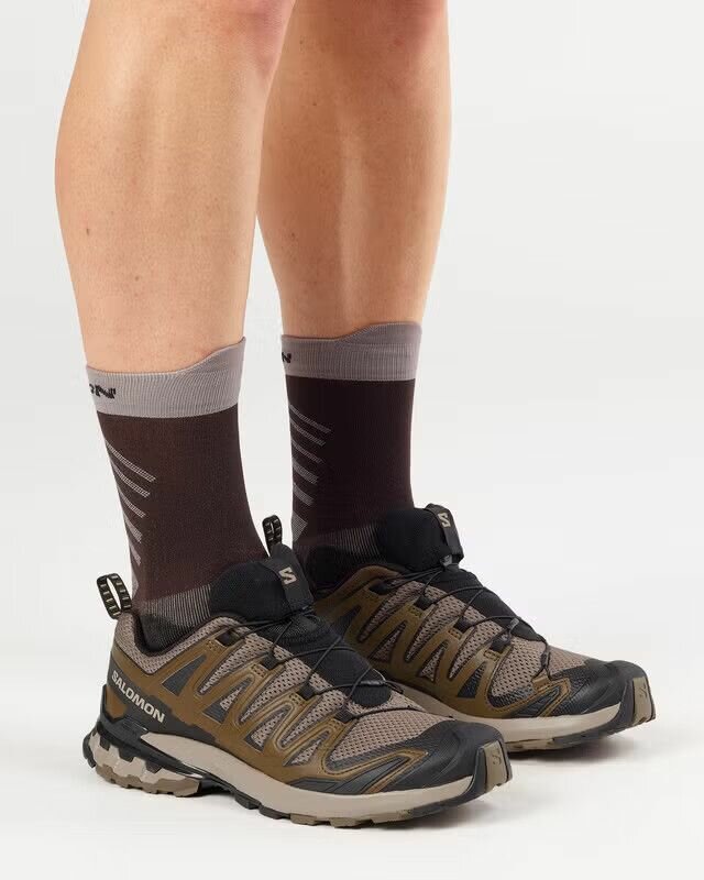 Кроссовки Salomon XA PRO 3D v9, размер RU 45 UK 11 USm 11.5 СМ 29, бежевый, коричневый, черный — фото 1