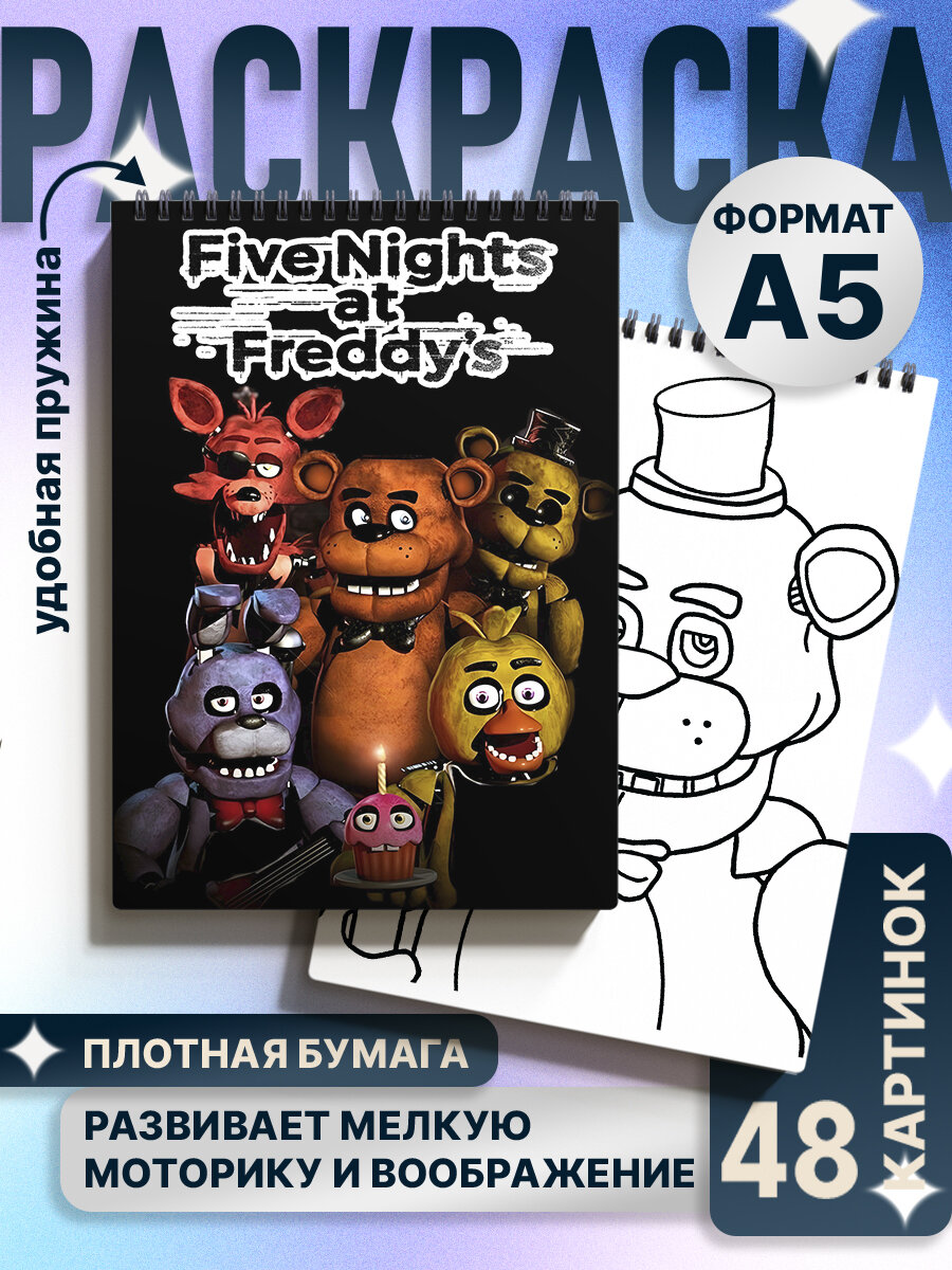 Раскраска фнаф, FnaF