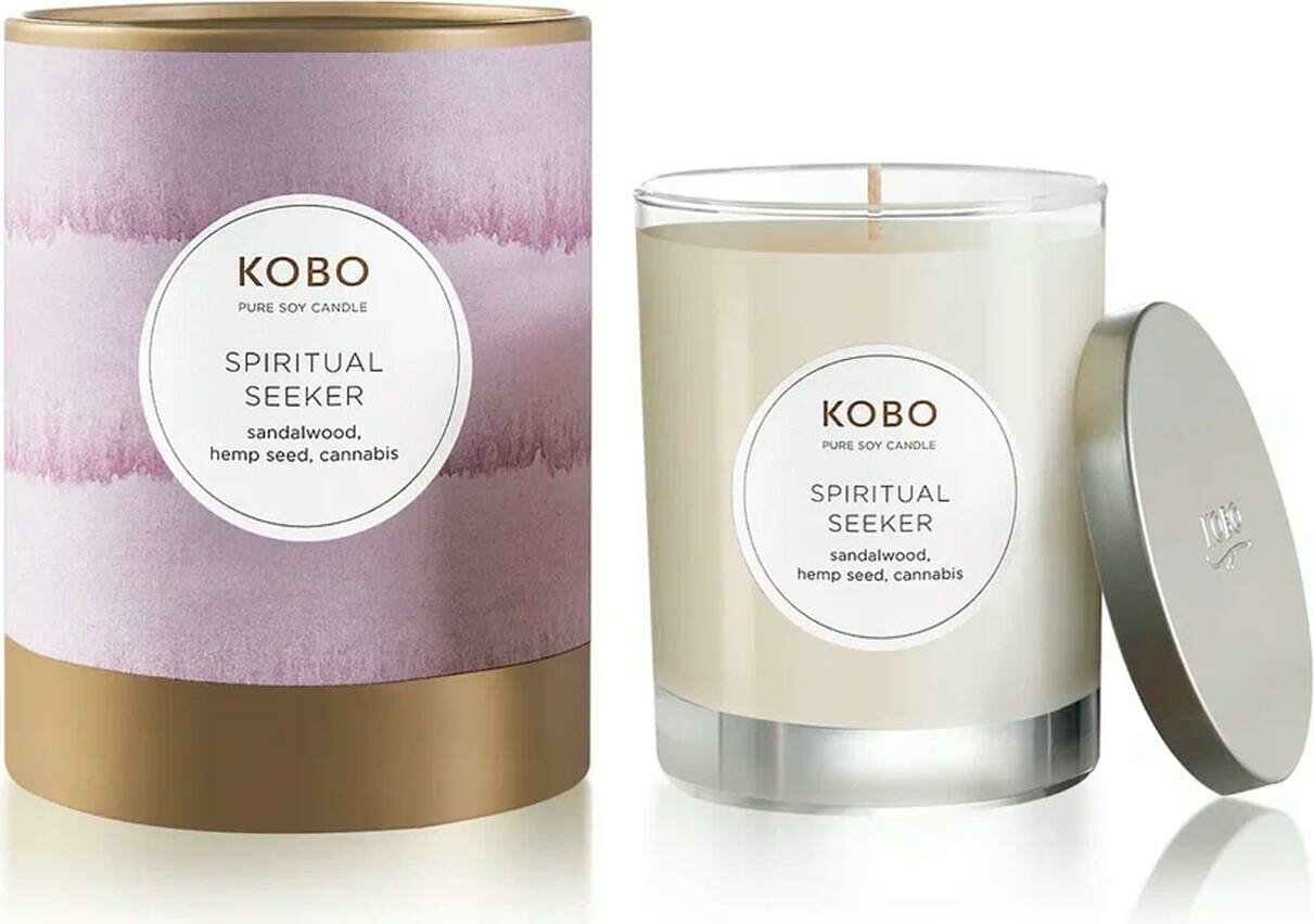 KOBO Candles Большая свеча в стекле Spiritual Seeker Spiritual Seeker Watercolor Candle 30ml