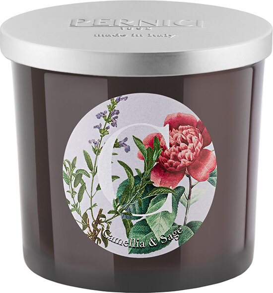 Pernici Свеча ароматическая Elementi "Камелия и шалфей" 200 г Elementi Camellia & Sage 200 50ml