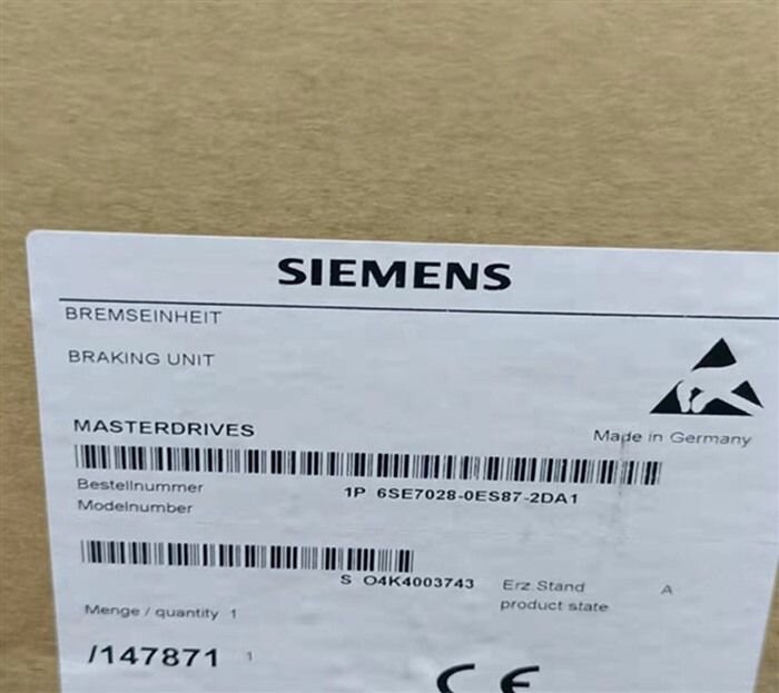 Модуль SIEMENS 6SE7028-0ES87-2DA1 Inverter 50kw