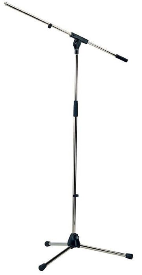 Микрофонная стойка "журавль" K&M 21060-300-87 Soft Touch, металл, высота 925-1630 мм, длина журавля 805 мм, серый