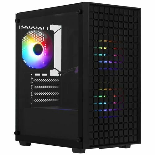 Компьютерный корпус XASTRA A306M 3FRGB (A306M-3FC12F) черный - Mini Tower, Micro-ATX, USB 2.0 Type-A, USB 3.2 Gen 1 Type-A