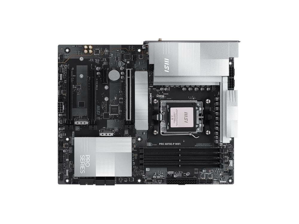 Материнская плата MSI PRO X870E-P WIFI Socket AM5 AMD X870E 4xDDR5 ATX AC`97 8ch(7.1) 5Gigabit RAID+HDMI
