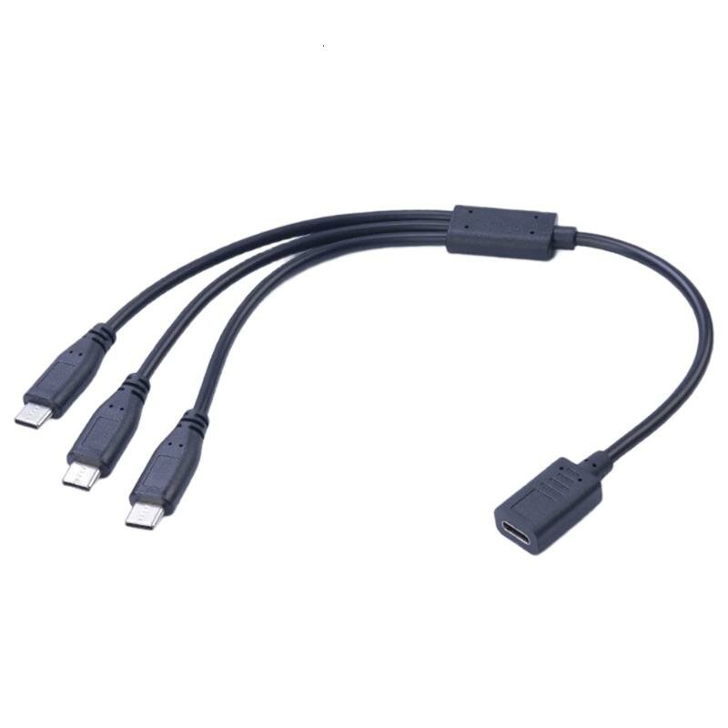 Разветвитель USB-C: 1 гнездо на 3 штекера