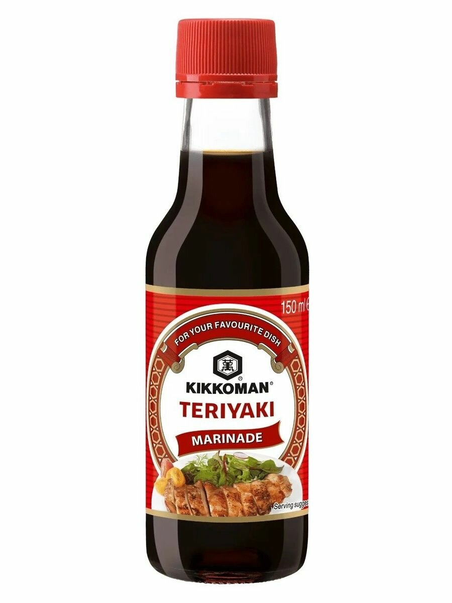 Соус соевый Kikkoman Терияки, маринад, стеклянная бутылка, 150мл