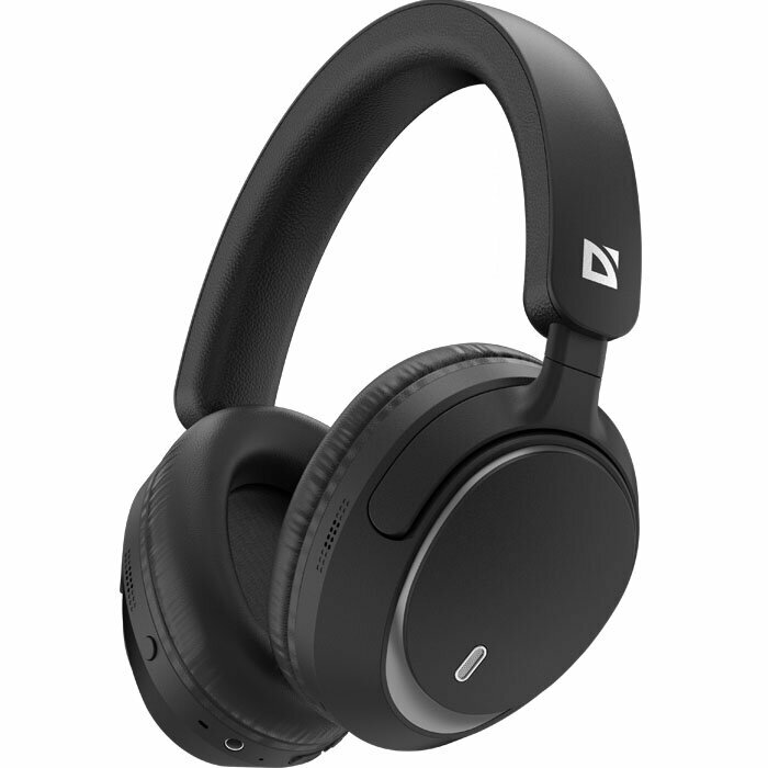 Bluetooth наушники с микрофоном Defender FreeMotion B1055 беспроводная полноразмерная гарнитура - чёрная