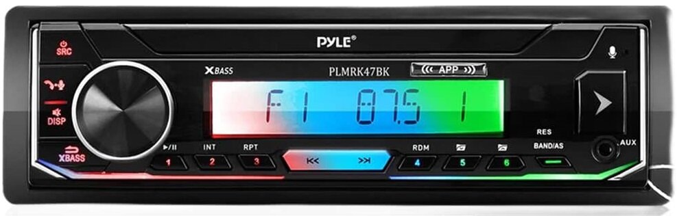 Автомагнитола Pyle PLMRK47BK MARINE черный, 4х25W